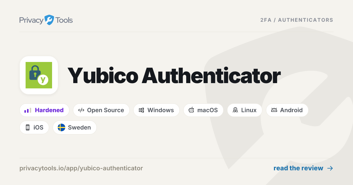Reseña de Yubico Authenticator: 2FA / Autenticadores privado en 2026 ...