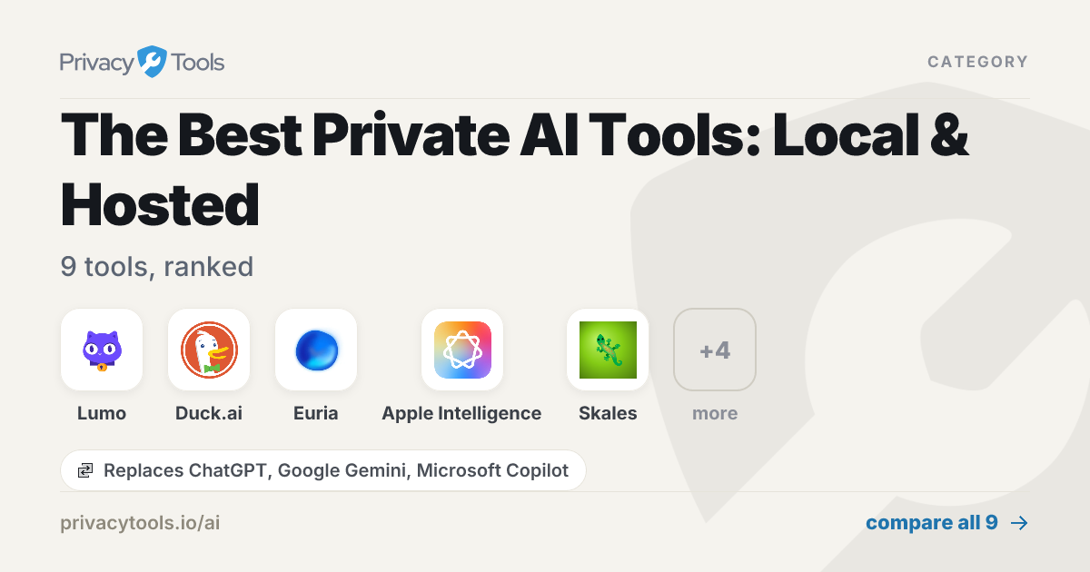 Best Private AI Tools in 2026: Local & Hosted